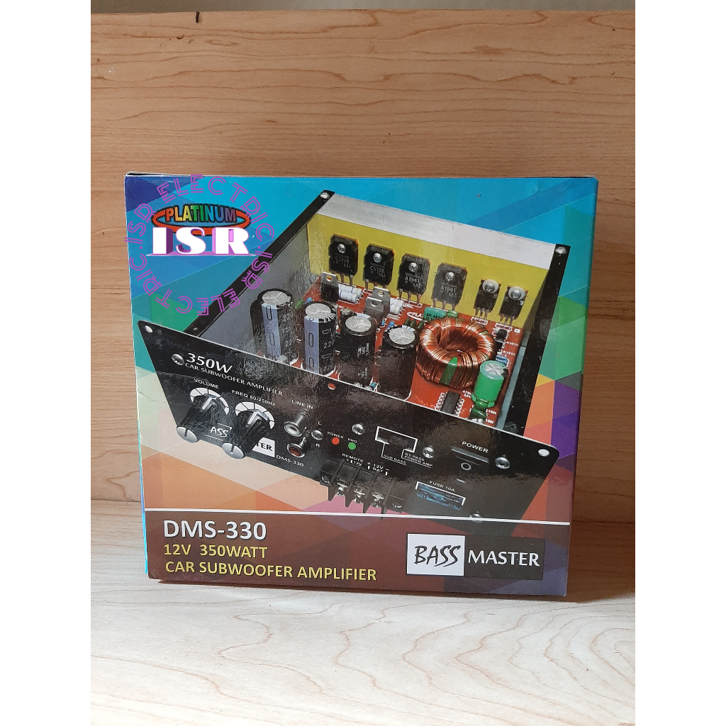Jual Power Amplifier Subwoofer Mobil Car Amplifier Subwoofer DMS-330 ...