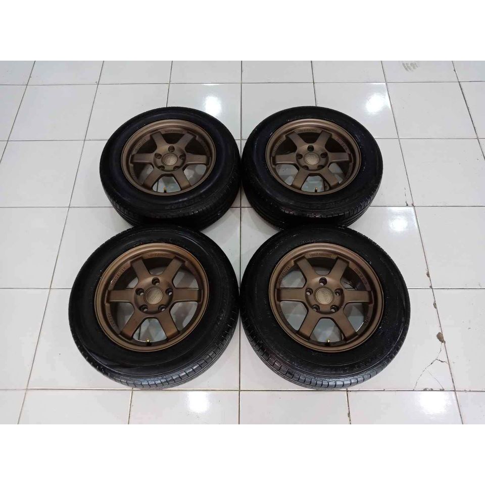 Jual Velg Mobil Bekas TE37 R15 Innova Terios Rush Taruna luxio grand ...