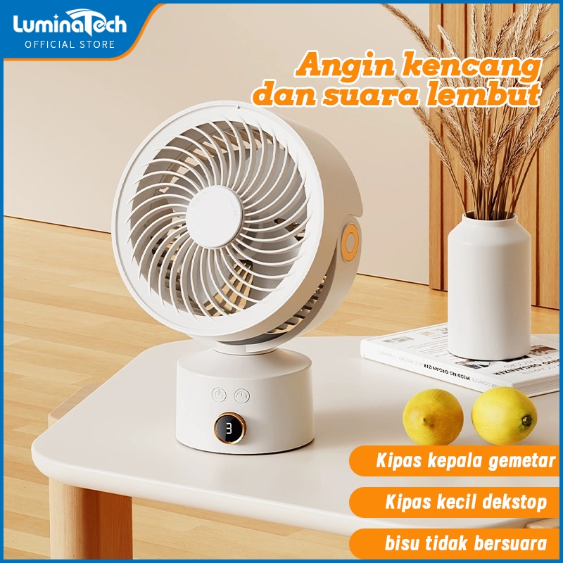 Jual 【LUMINATECH】Kipas kecil portabel Kipas Desktop Kipas vertikal ...