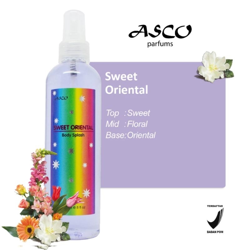 Jual Asco body splash / Sweet Oriental / asco body mist aroma mirip ...