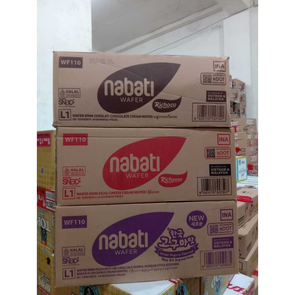 Jual Nabati wafer 2000 an 1 Dus Isi 80 pcs | Shopee Indonesia