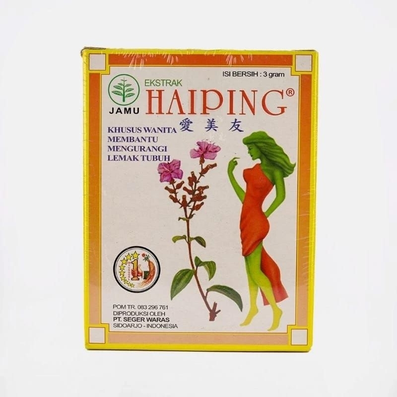 Jual Jamu Haiping Serbuk Peluntur Lemak dan Pelangsing Sachet Eceran (1 ...