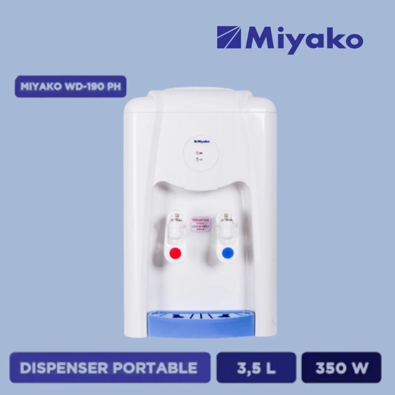 Jual MIYAKO WD-190PH Dispenser Air Panas Dan Normal 350W (FREE Packing ...