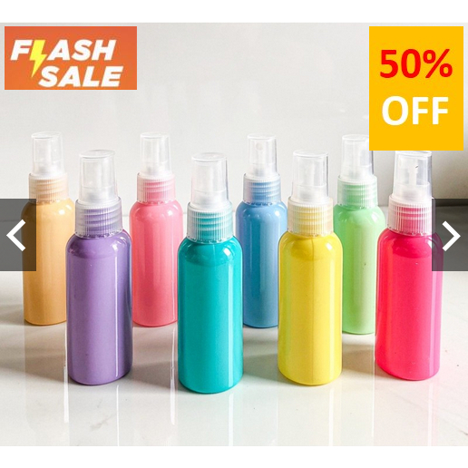 Jual Botol Spray Botol Lotion 10ml 30ml 50ml Warna Pastel - GA | Shopee ...