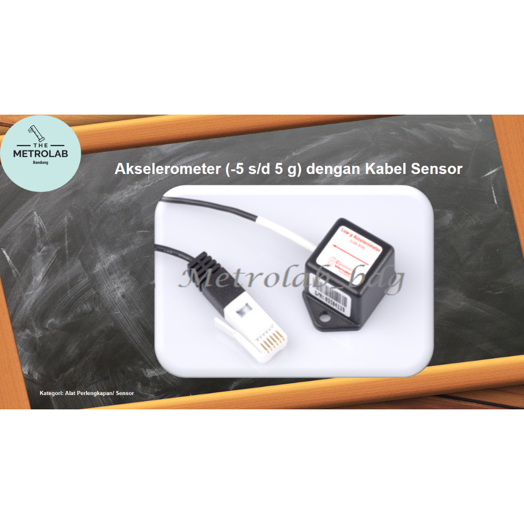 Jual Akselerometer (-5 s/d 5 g) dengan Kabel Sensor | Accelerometer ...
