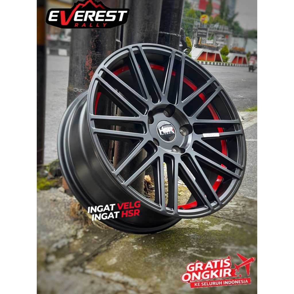 Jual VELG RACING TERMURAH UNTUK MOBIL INNOVA, APV RING 17 HSR TAMURA BAUT 5X114 WARNA HITAM LIS ...