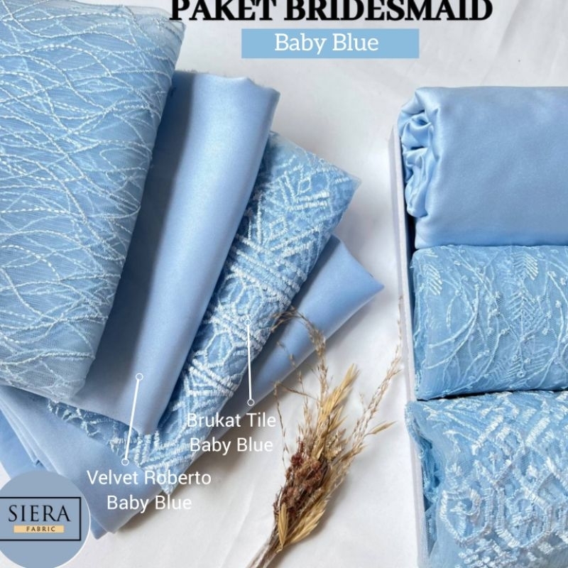 Jual Paket Lengkap Kain Bridesmaid Premium / Kain Satin Velvet Premium ...