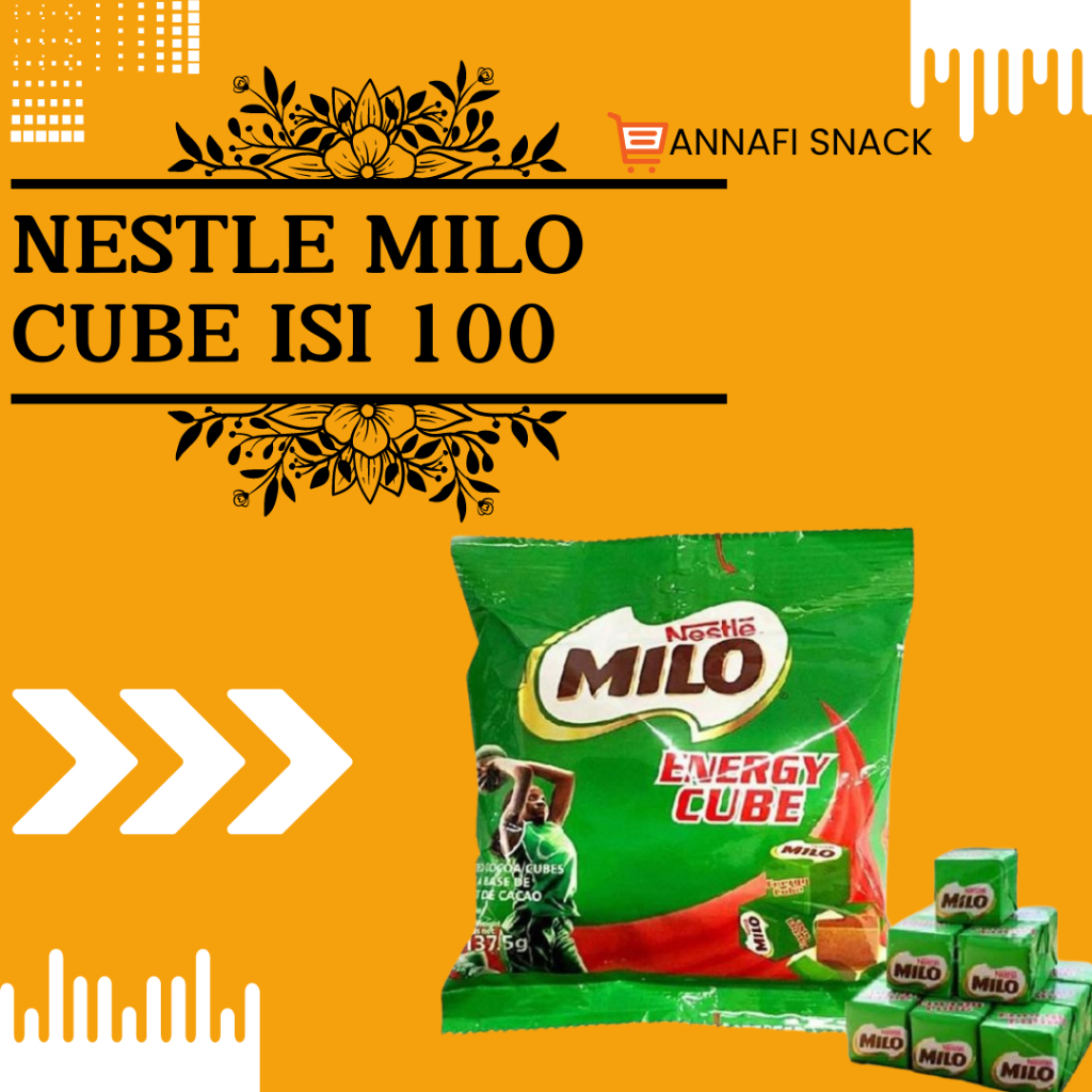 Jual NESTLE MILO CUBE ISI 100 // PERMEN SUSU MILO // MILO MALYSIA ...