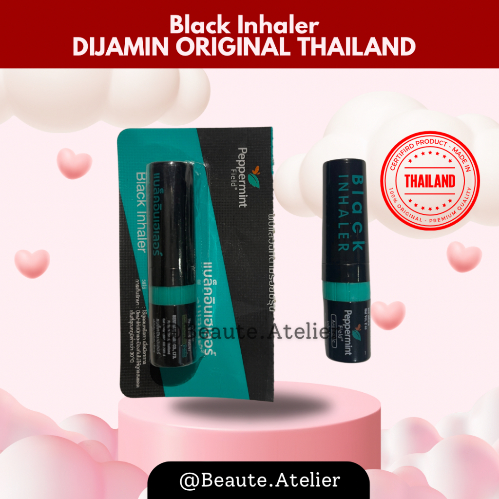 Jual Black Inhaler / Inhaler Lisa / Inhaler 2 in 1 / Minyak angin ...