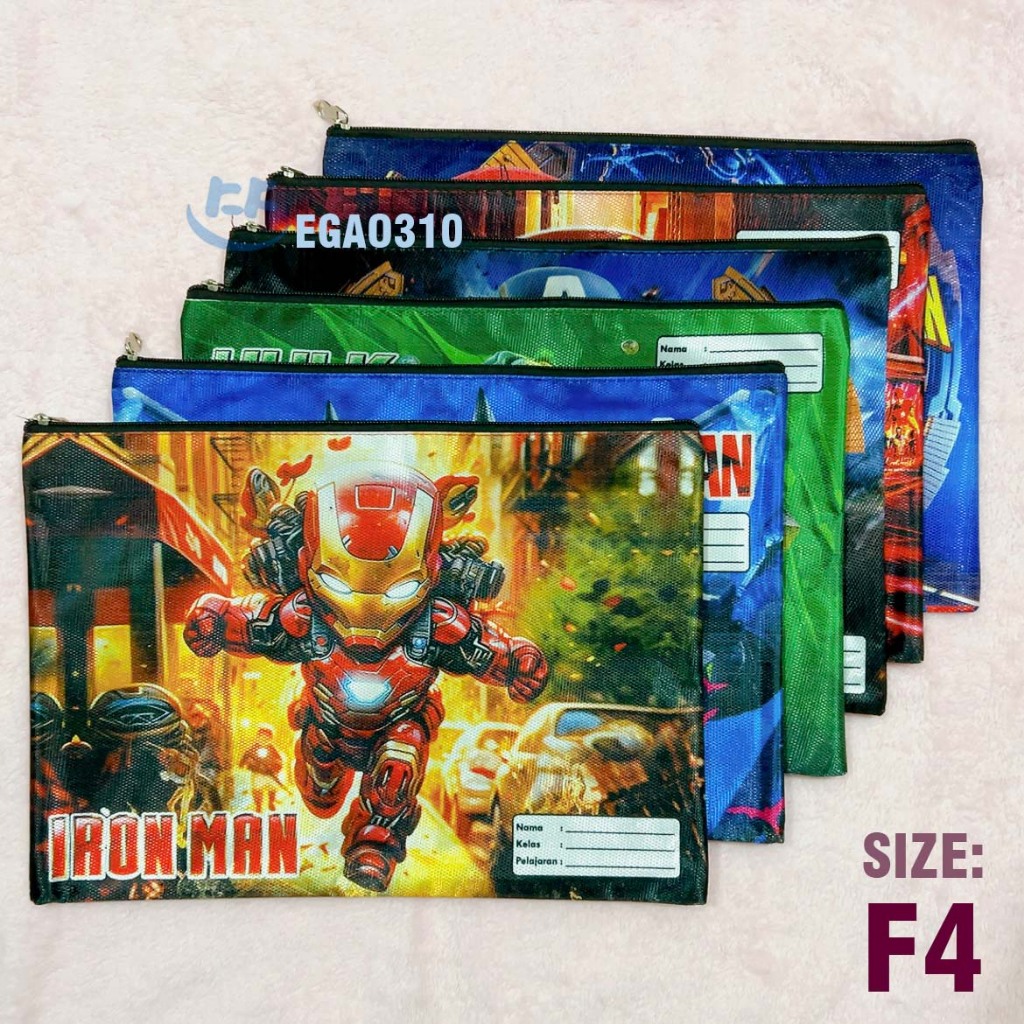 Jual Map Folder Dokumen F4 Kain- SuperHero | Shopee Indonesia
