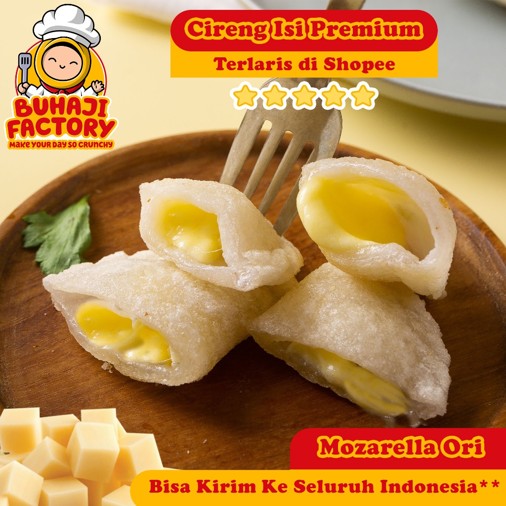 Jual Cireng Isi Keju Mozarella Original Premium Buhaji Factory oleh ...