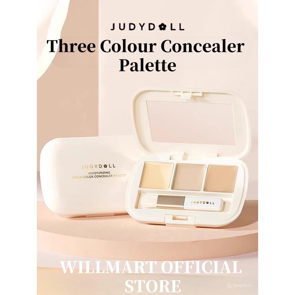 Jual {READY} JUDYDOLL 3 COLOUR CONCEALER PALLETE / JUDYDOLL ...