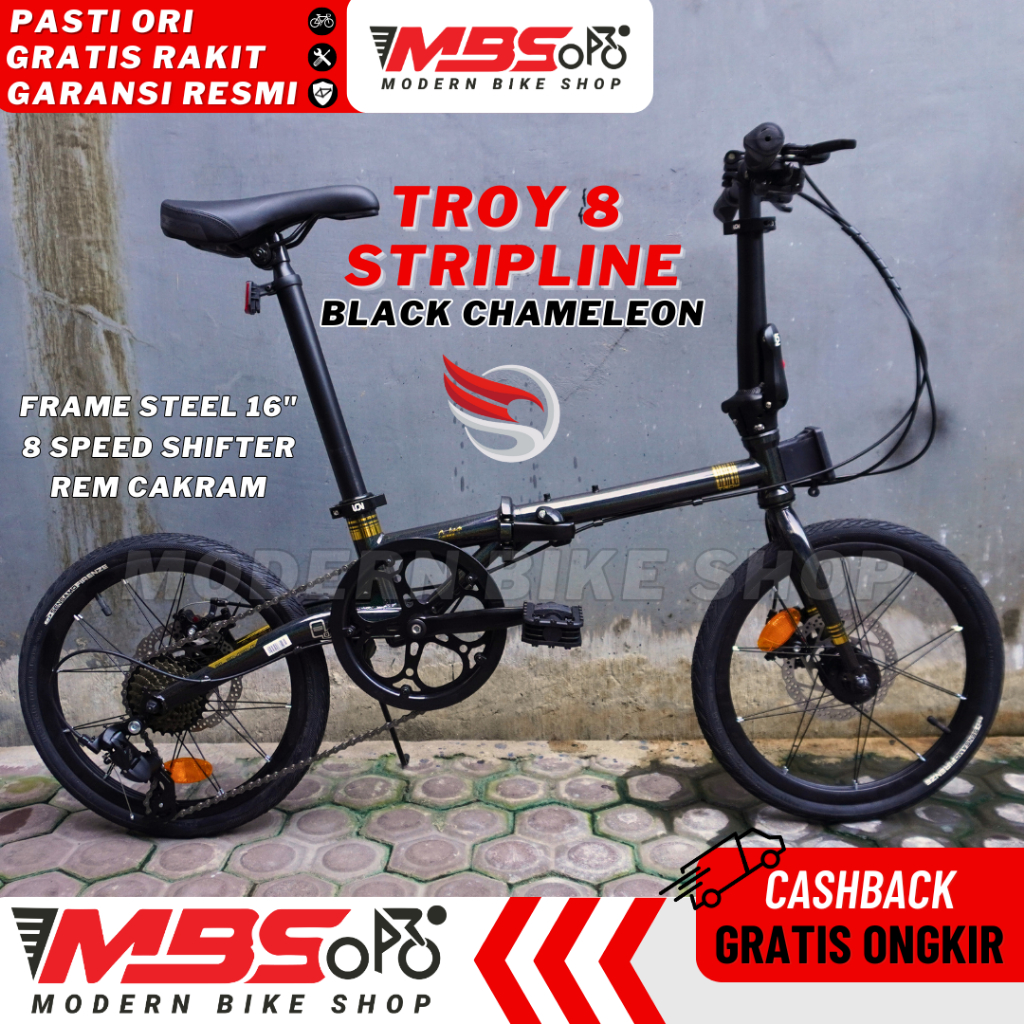 Jual Sepeda Lipat AVAND RE ARM X / ELEMENT TROY X10 10 SPEED 16 INCH ...