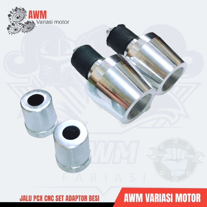 Jual Jalu Stang PCX CNC Set Adaptor Besi Satu Set AWM High Quality ...