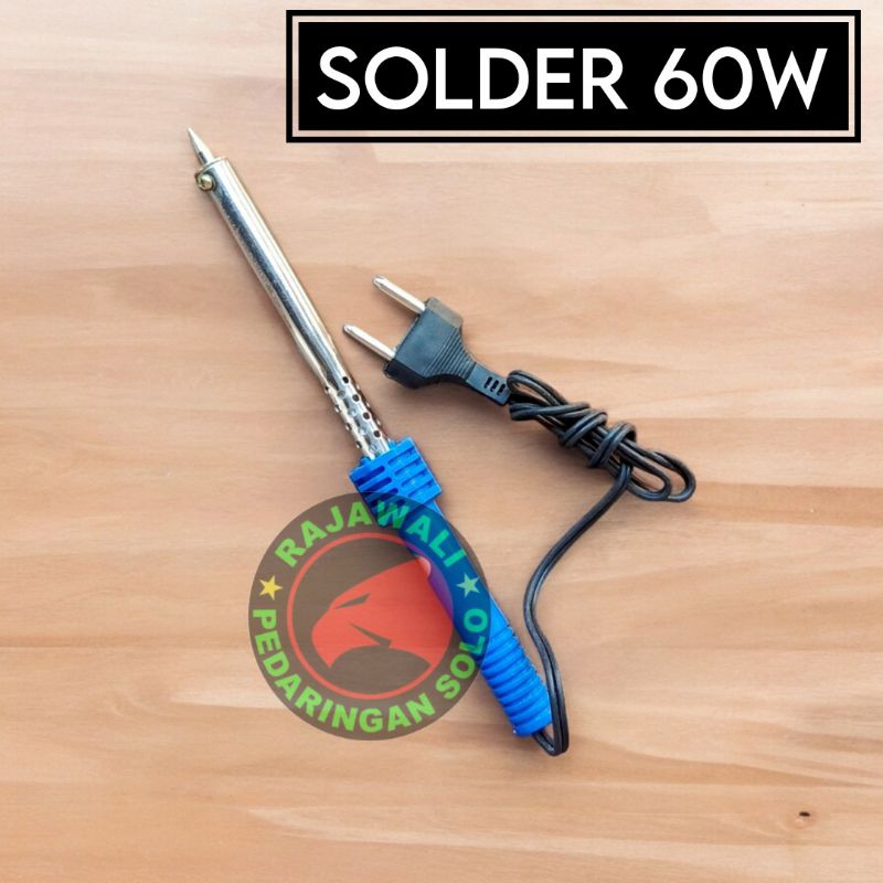 Jual SOLDER 60W MURAH SOLDERING IRON GAGANG PLASTIK | Shopee Indonesia