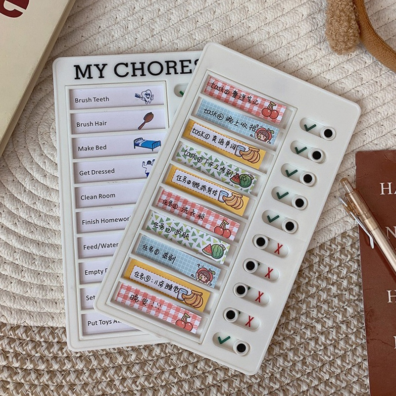 Jual COD Papan checklist My Chores Papan jadwal belajar Papan to do ...