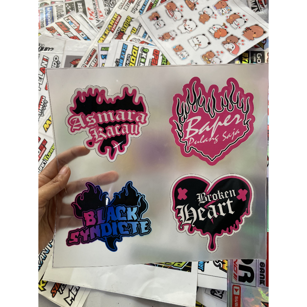 Jual STICKER PACK ASMARA HANCUR / STICKER PACK KATA KATA VIRAL ...