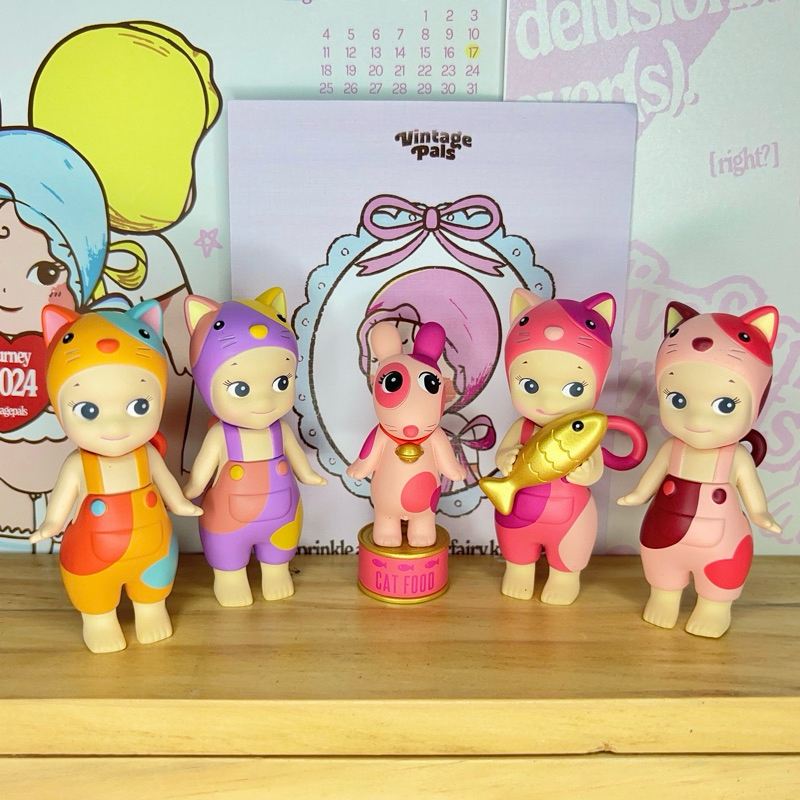 Jual [SECRET] sonny angel cat life series secret happy pink robby ...