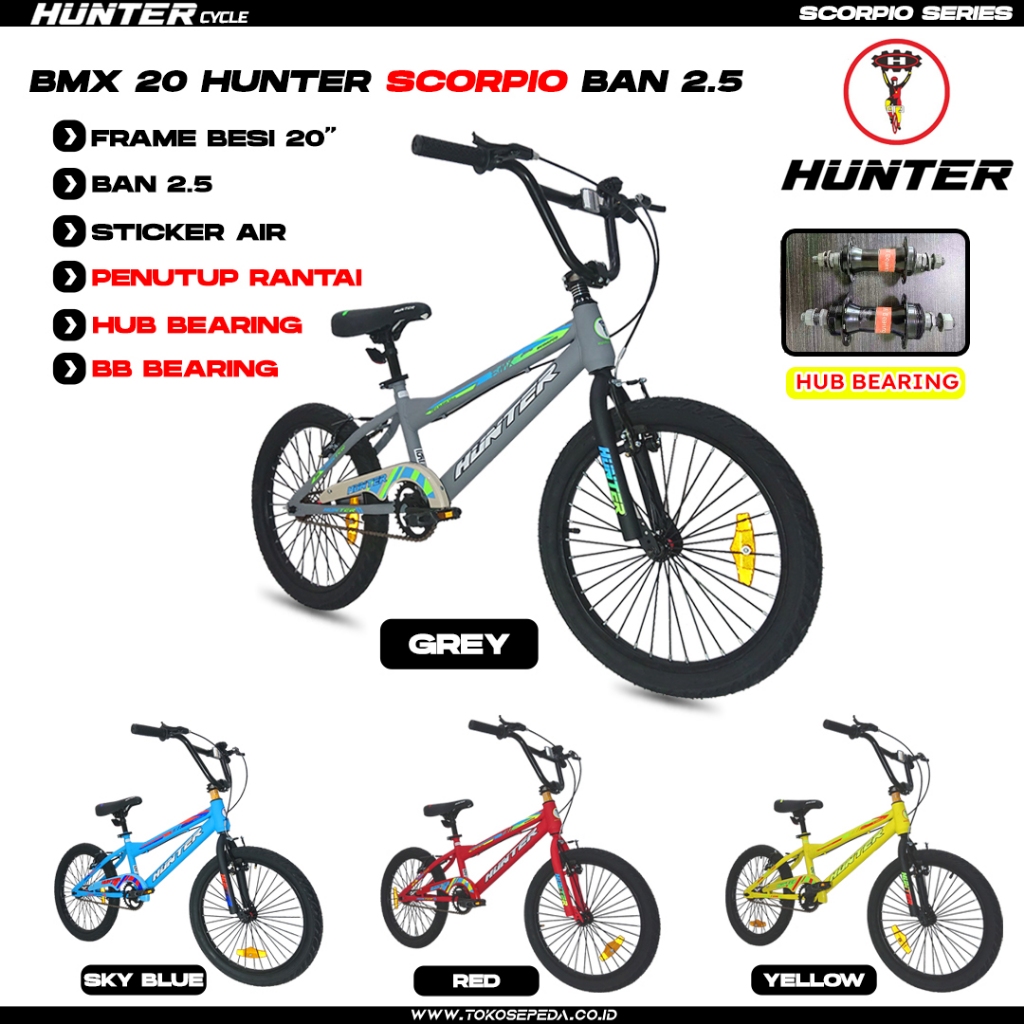 Jual SEPEDA REMAJA BMX 20" HUNTER SCORPIO | Shopee Indonesia