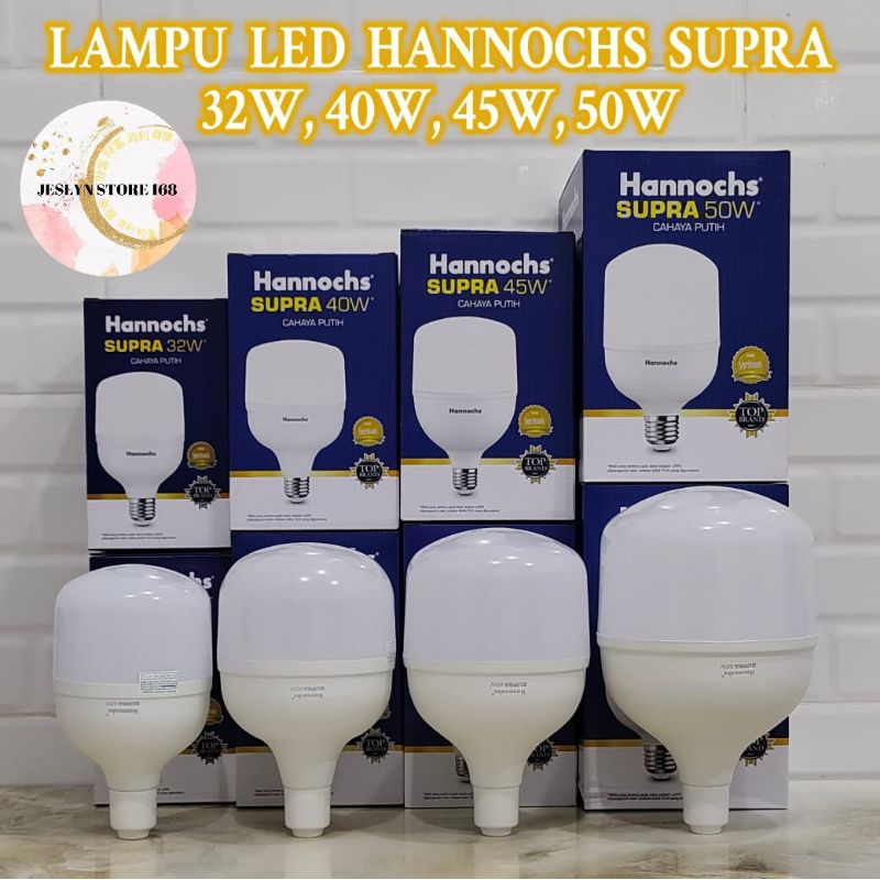 Jual LAMPU LED HANNOCHS SUPRA JUMBO / BOLA LAMPU CAPSULE 32 / 40 / 45 / 50 WATT CAHAYA PUTIH ...