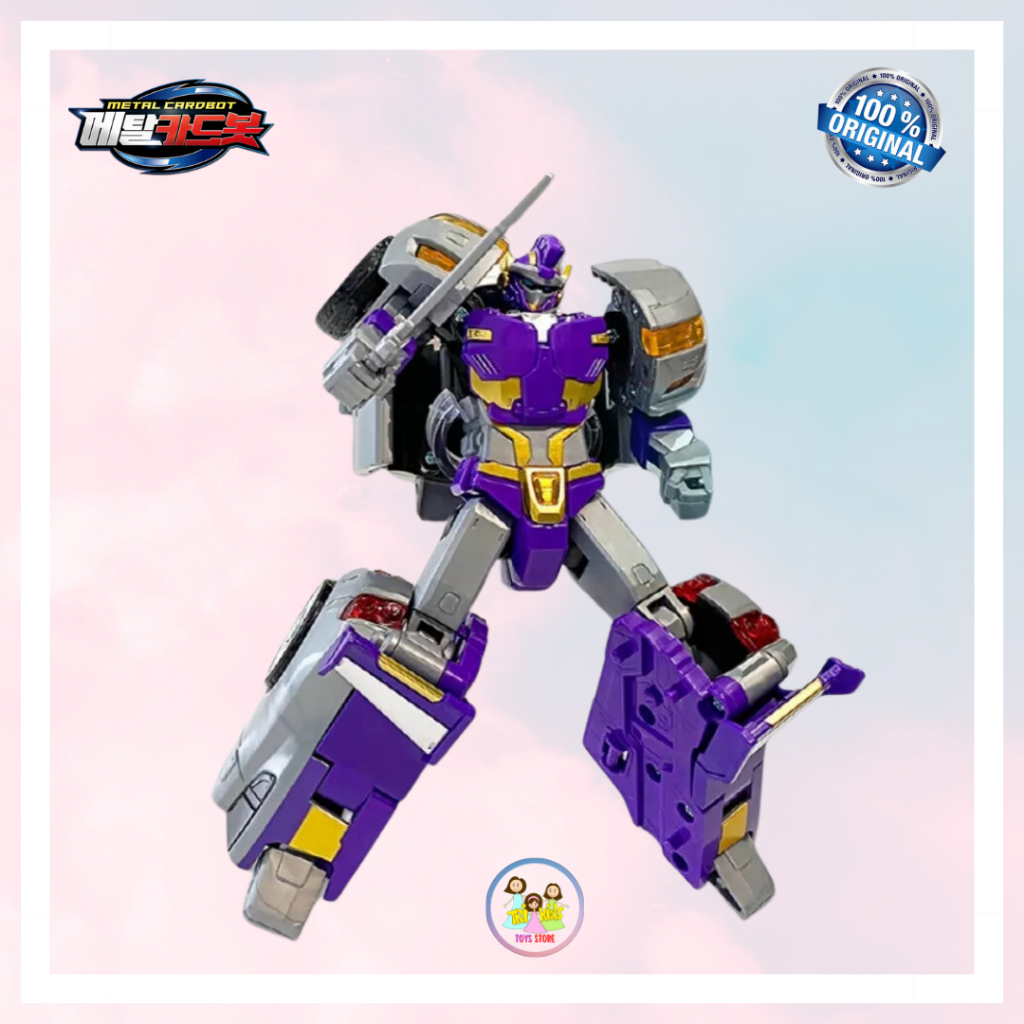 Jual Metal Cardbot Wild Guardian Transforming Robot - Original SAMG ...