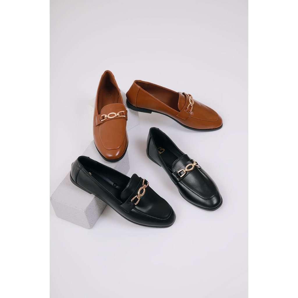 Jual Berrybenka - Sepatu Loafer Comfy Pantofel Korea Wanita Sofia ...