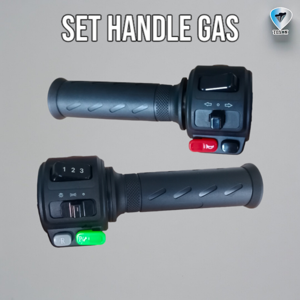 Jual Set Handle Gas Motor Listrik / EV Motorcycle / Left & Right ...