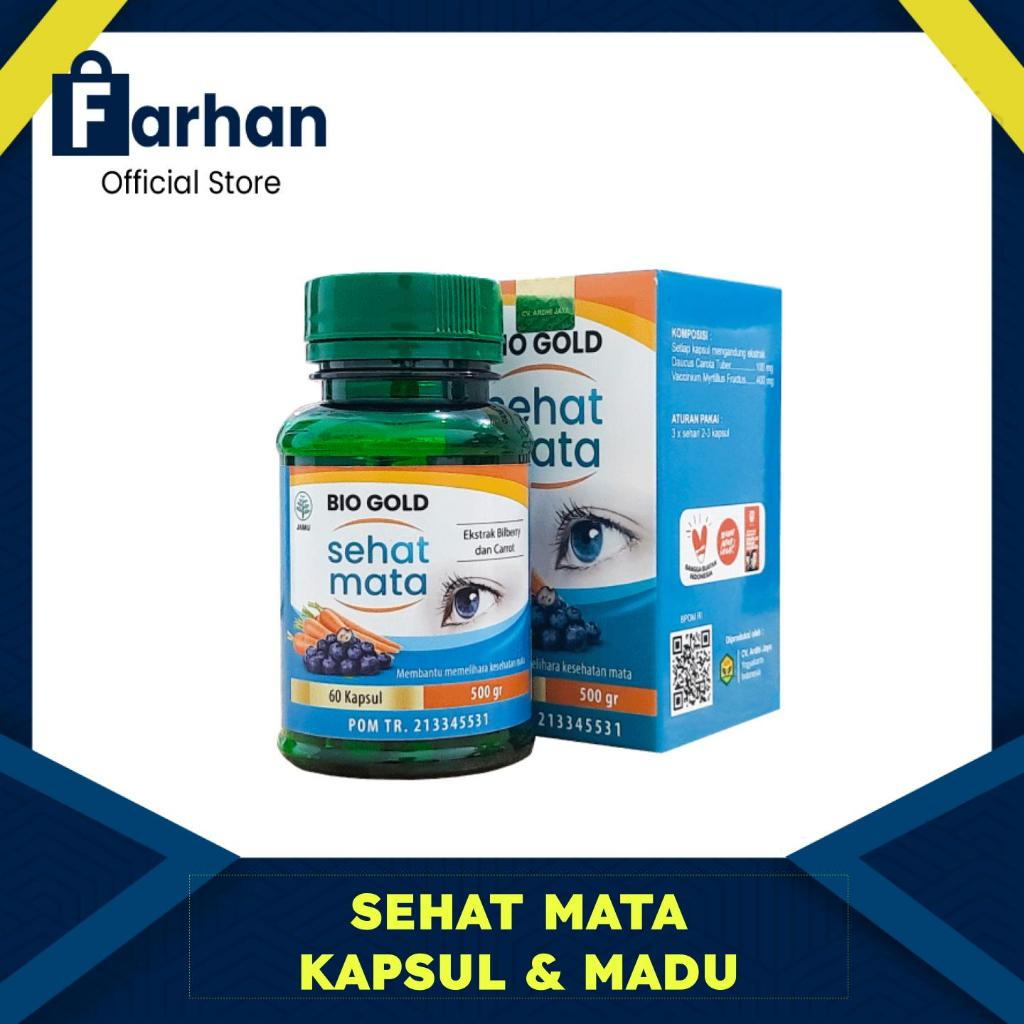 Jual SUPLEMEN MATA MINUS MADU DAN KAPSUL SEHAT MATA BIO GOLD Katarak ...