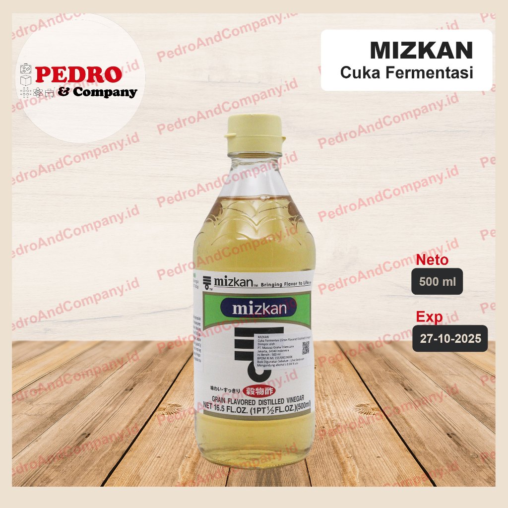 Jual Mizkan grain flavor distiled vinegar 500 ml - cuka fermentasi | Shopee Indonesia