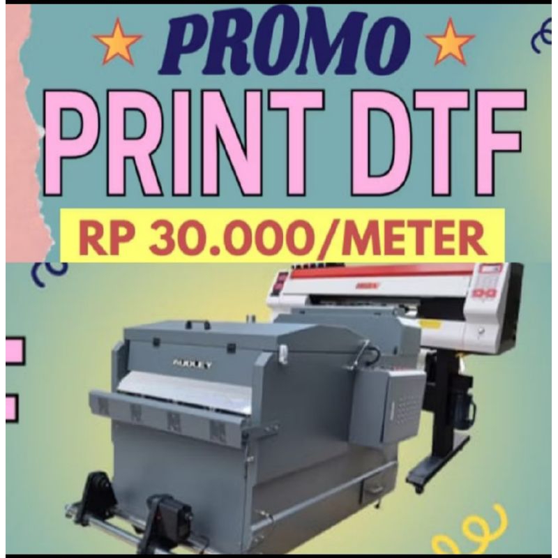 Jual JASA PRINT CETAK DTF METERAN MURAH MERIAH DAN CEPAT UKURAN 58 X ...