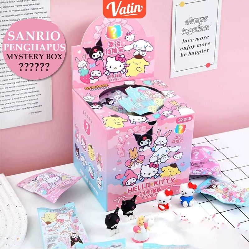 Jual Eraser/Penghapus Sanrio Lucu Mystery Box Motif-Vatin_Shop | Shopee ...