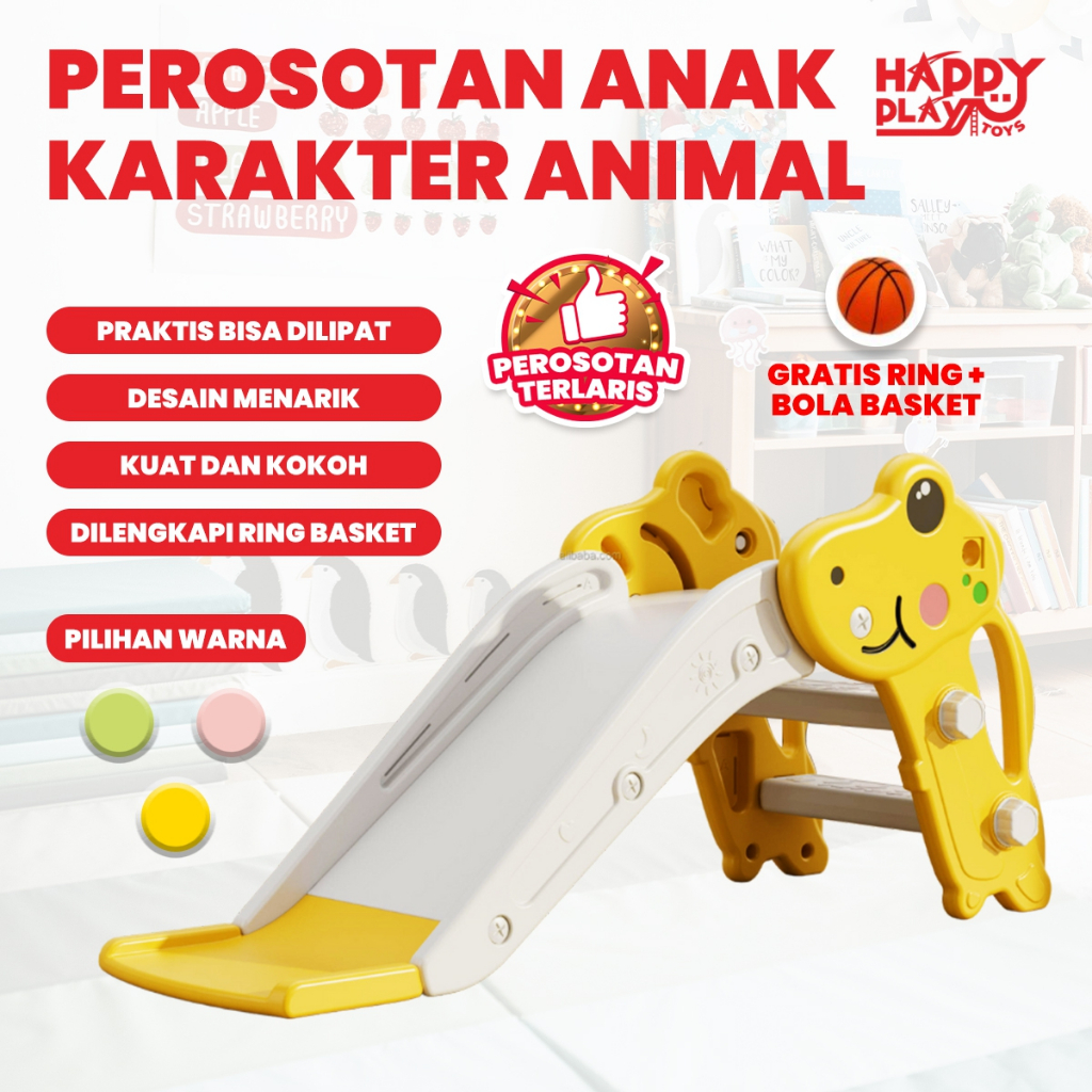 Jual Mainan Perosotan Anak Murah FREE RING BASKET Prosotan Anak Murah ...