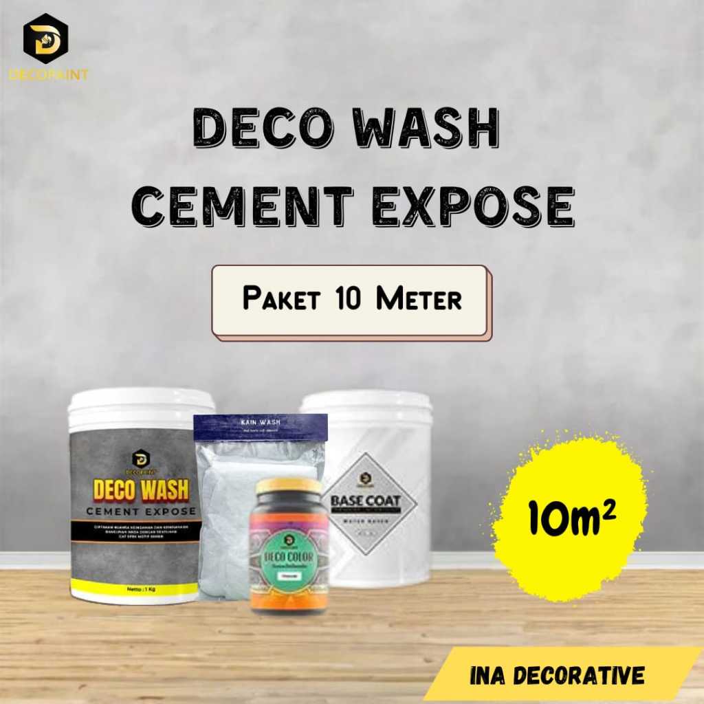 Jual (10 Meter) Paket Cat Tembok | Deco Wash Cement Expose - Cat Motif ...