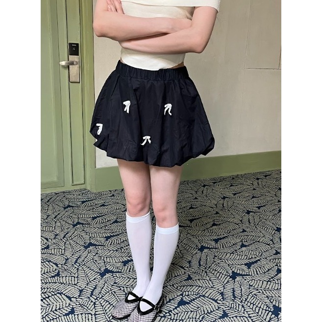 Jual Snatched CATHY Mini Skirt - Rok Pendek Balon All Size Polos Pita ...