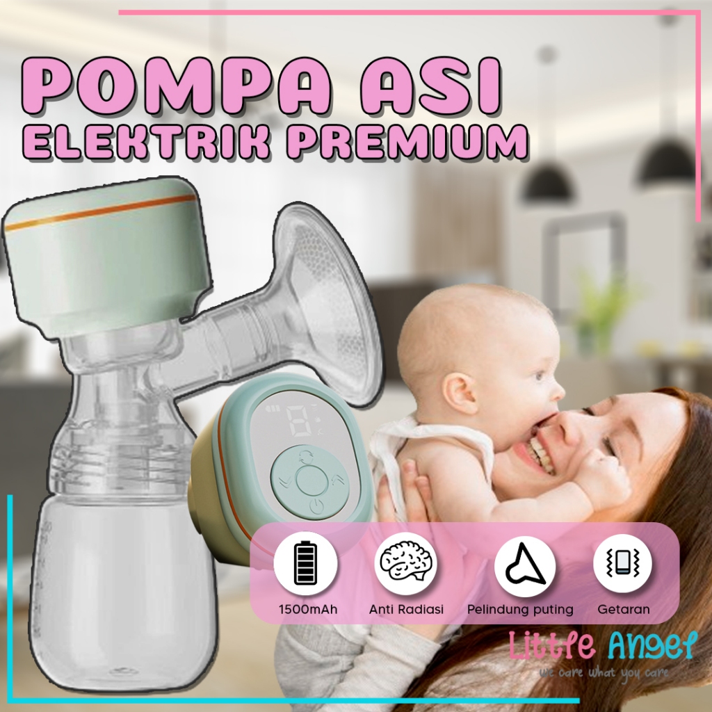 Jual POMPA ASI ELEKTRIK PREMIUM Tanpa Kabel Portable Botol Susu Bayi ...