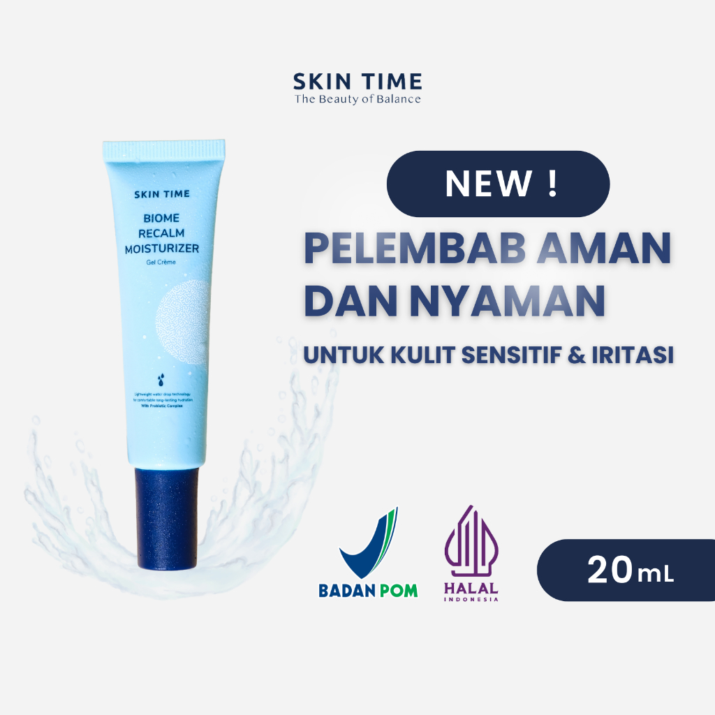 Jual SKIN TIME Probiotic Biome Recalm Moisturizer | Shopee Indonesia