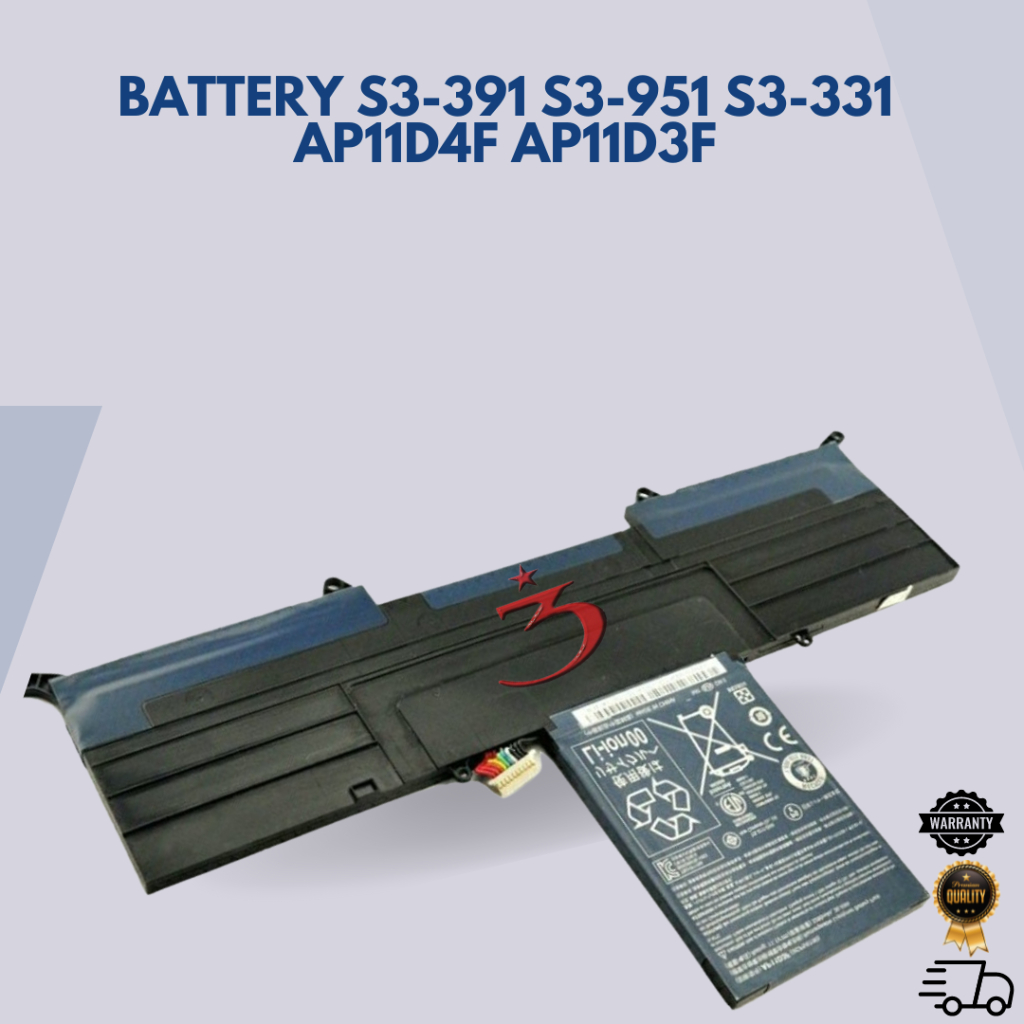 Jual Battery Acer Aspire S3-391 S3-951 S3-331 S3-271 C720 C720P ...