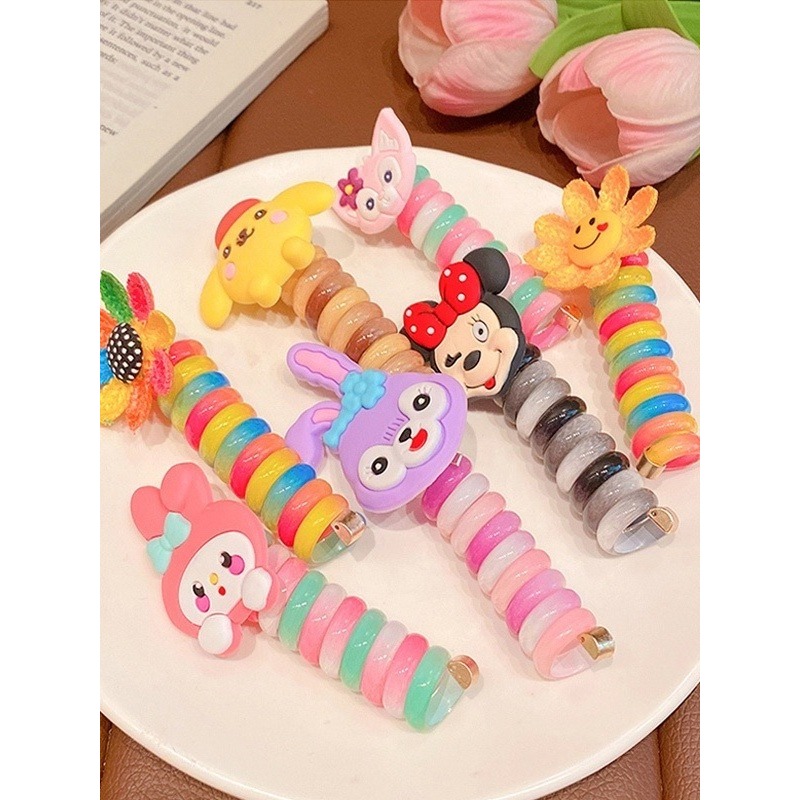 Jual KUNCIR IKAT RAMBUT SPIRAL SANRIO / IKAT KARET SPIRAL MOTIF ULIR ...