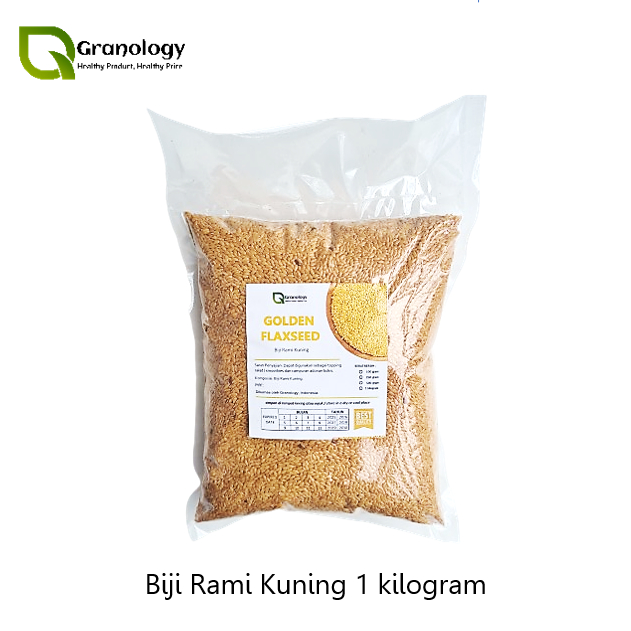 Jual Golden Flax Seed / Biji Rami Kuning (1 Kilogram) by Granology ...
