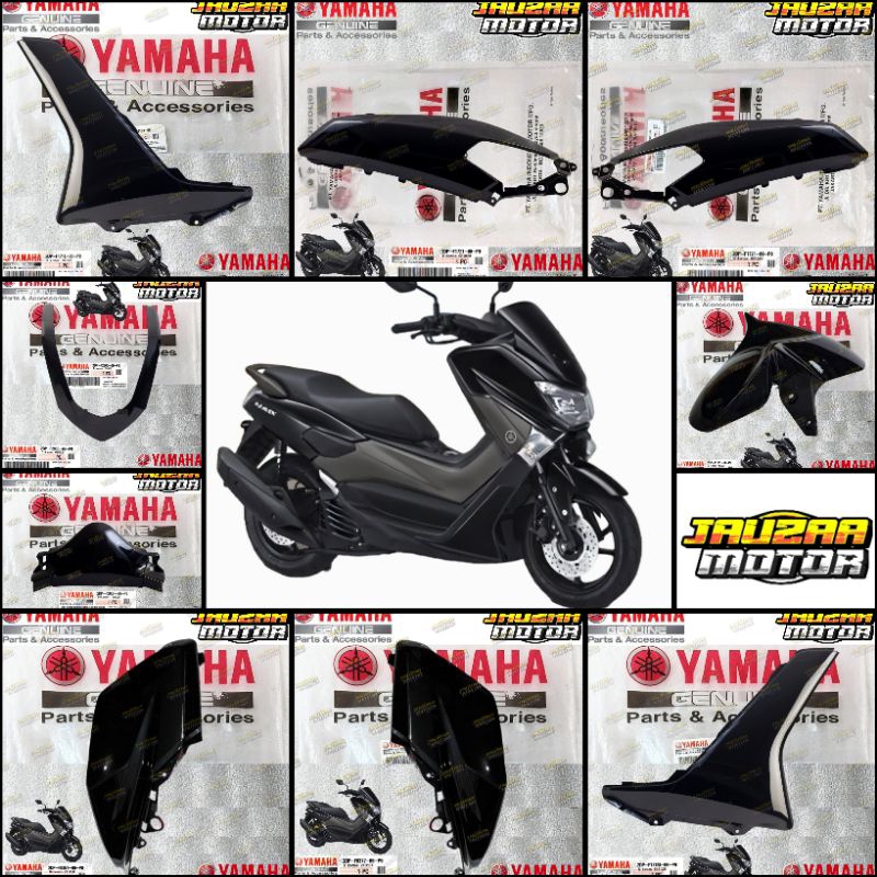 Jual COVER BODY HALUS FULL NMAX HITAM METALIK OLD 2015 2019 ORIGINAL ...