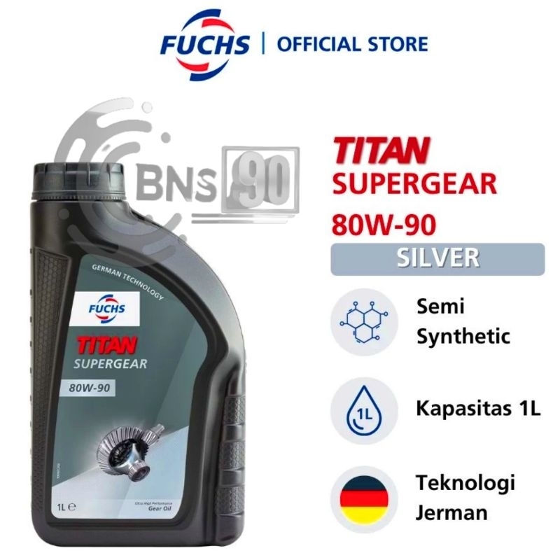 Jual FUCHS TITAN SUPERGEAR 80W-90 manual 1 liter JERMAN | Shopee Indonesia