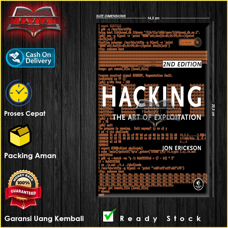 Jual YUK BELI Hacking The Art of Exploitation by Jon Erickson | Shopee ...