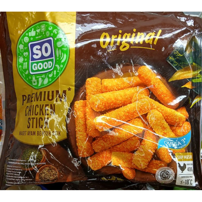Jual So Good Premium Chicken Stick Nuget Ayam Berbentuk Stick Original ...