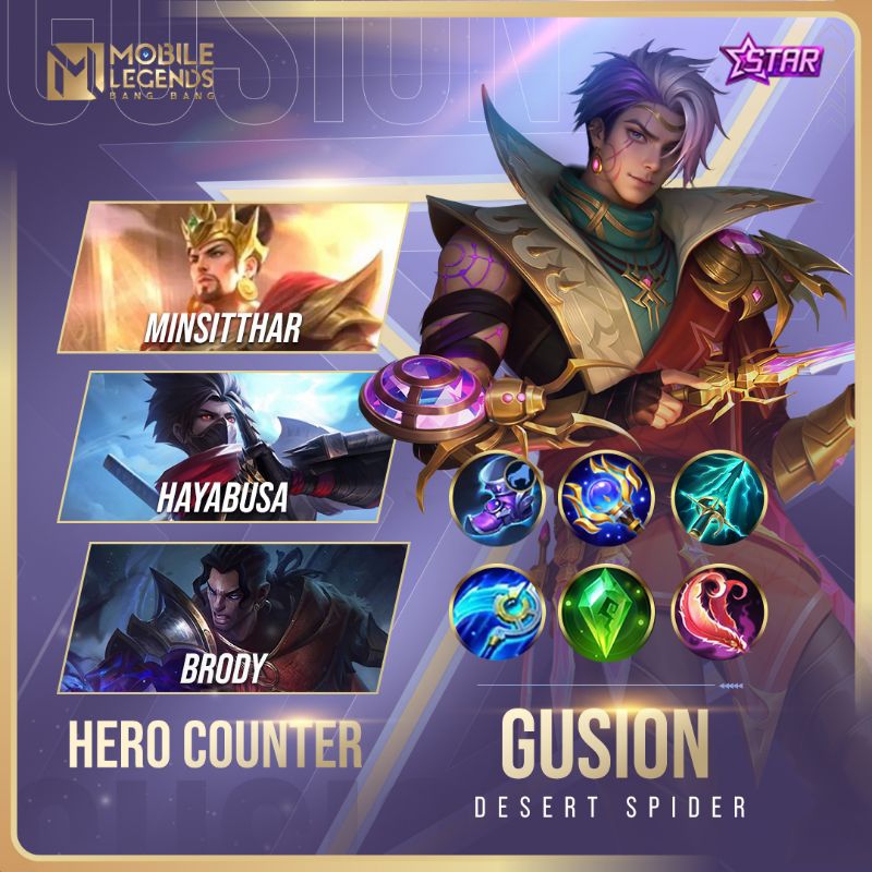 Jual Mobile Legend Top up Diamond Skin Starlight Gusion | Shopee Indonesia