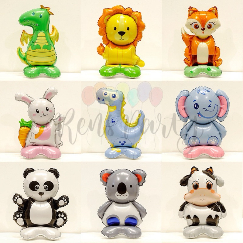 Jual BALON FOIL HEWAN / ANIMAL 3D STANDING | Shopee Indonesia