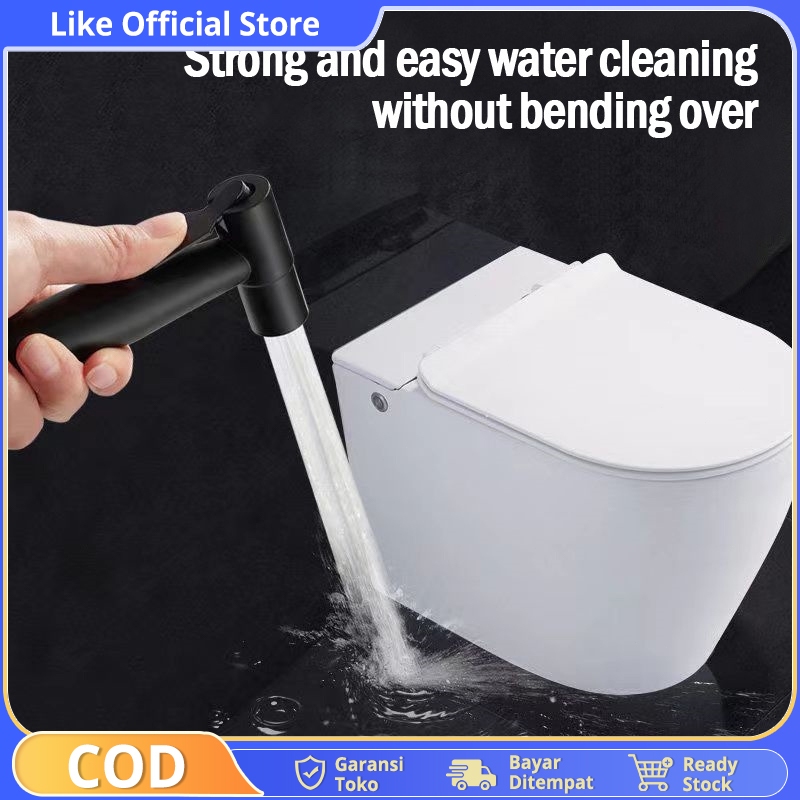 Jual Jet Shower Toilet Hitam / Bidet Shower Cebok Sower Spray /Jet ...