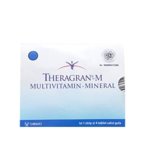 Jual Theragran M Strip Isi 4 Tablet Obat Original Taisho | Shopee Indonesia