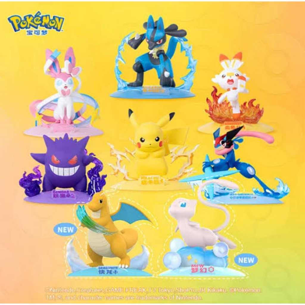Jual FUNISM Pokemon Pikachu Gengar Sylveon Scorbunny Series Figure ...