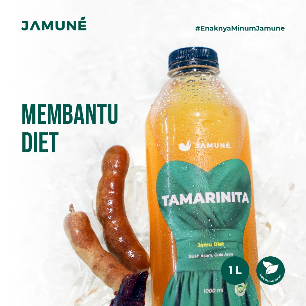 Jual Jamu Diet 1 Liter Tamarinita by Jamune | Shopee Indonesia