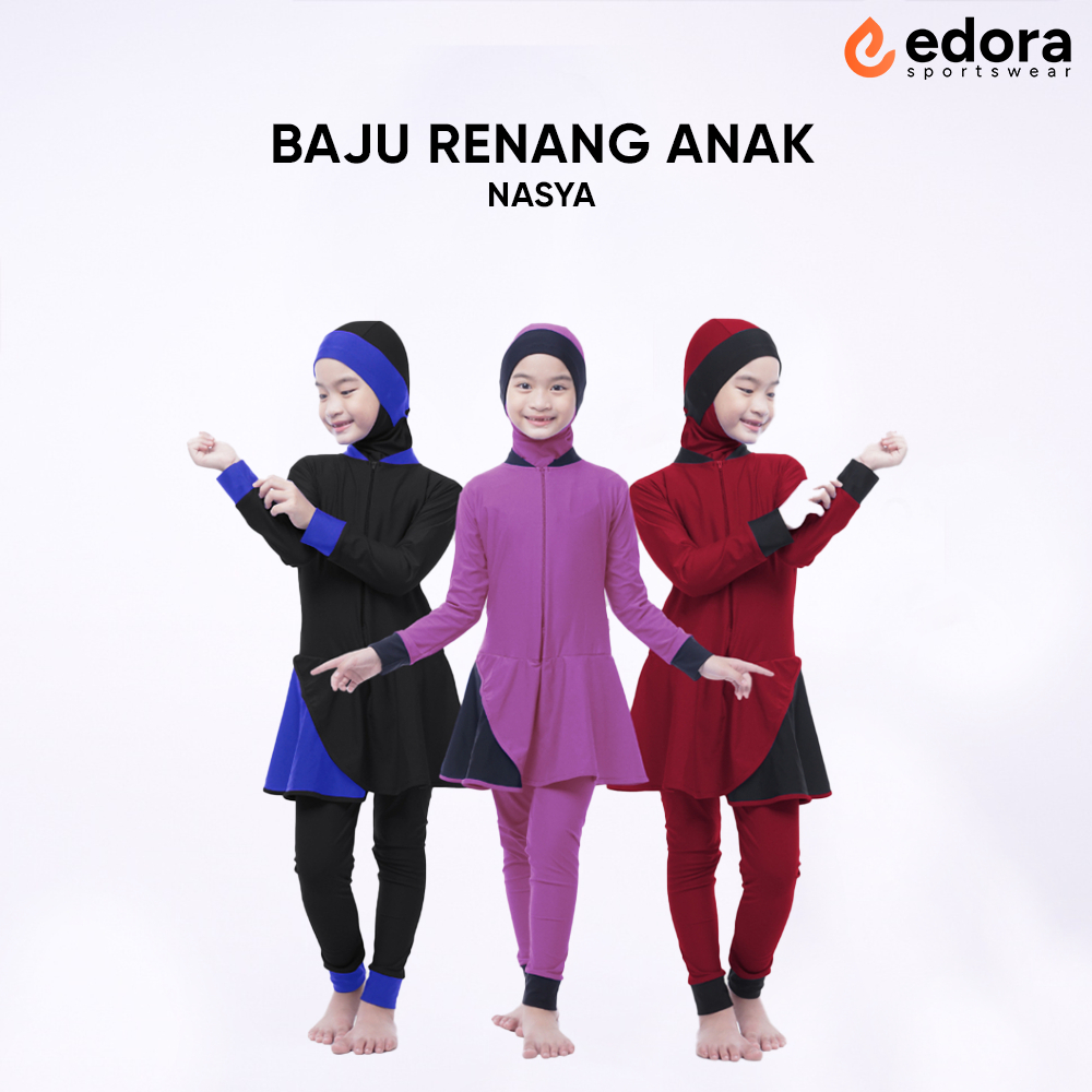 Jual Edora Sportswear - Baju Renang Muslimah Anak SD - Nasya Kids ...